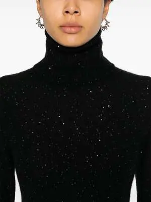 Fabiana Filippi Sequin Embellished Sweater - Black
