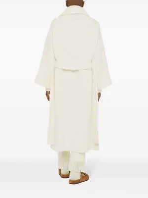 Alanui Knitted Robe Coat - White