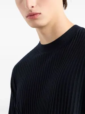 Emporio Armani Ribbed-knit Sweater
