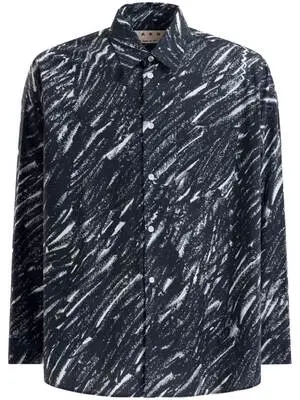 Marni Sketch-style Print Shirt