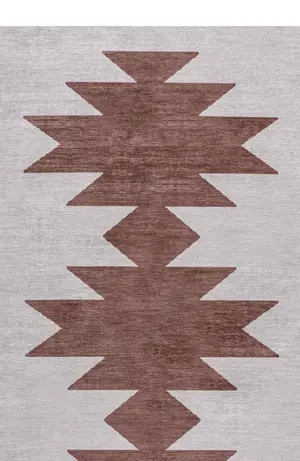 JONATHAN Y Chayton Minimalist Geometric Machine-washable Area Rug - Taupe Brown