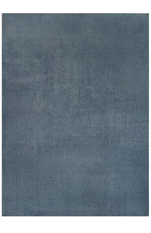 JONATHAN Y Twyla Classic Solid Low-pile Machine-washable Area Rug - Blue