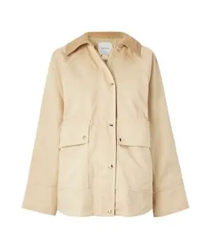 Patou Wool-blend Trimmed Cotton-twill Jacket