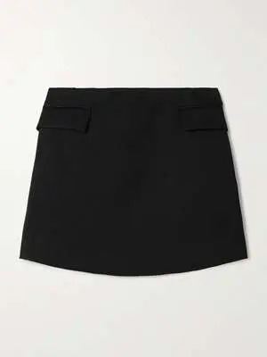Veronica De Piante Cecily Wool-twill Mini Skirt