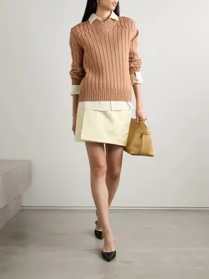 Veronica De Piante Lola Ribbed Wool Sweater