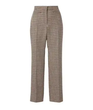Veronica De Piante Riley Houndstooth Wool Pants