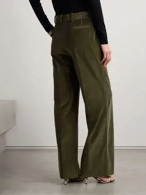 Veronica De Piante Anya Cotton-corduroy Wide-leg Pants