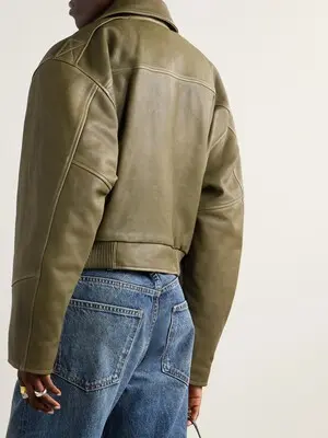 PETAR PETROV The Criminal Padded Leather Jacket
