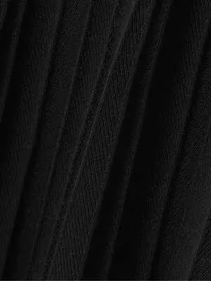 Veronica De Piante Anais Ribbed Wool Midi Dress - Black