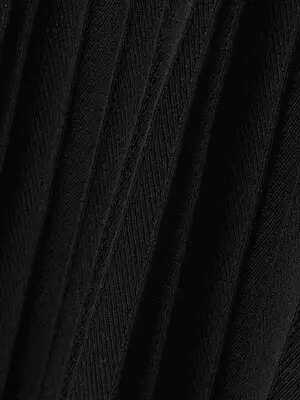 Veronica De Piante Anais Ribbed Wool Midi Dress - Black