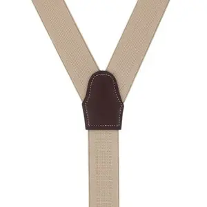 Trafalgar 35mm Convertible Elastic Suspenders - Khaki