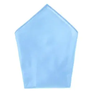 Trafalgar The Gatsby Silk Pocket Square 12x12 Formal Accent - Light Blue