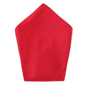 Trafalgar The Gatsby Silk Pocket Square 12x12 Formal Accent - Red