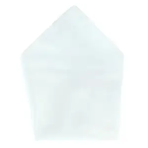 Trafalgar The Gatsby Silk Pocket Square 12x12 Formal Accent - White