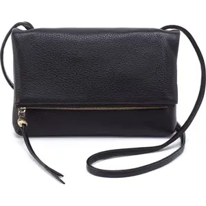 Hobo Small Grant Leather Crossbody Bag - Black