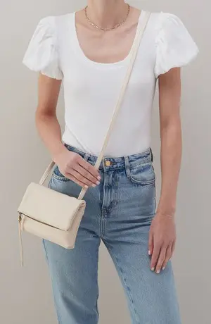 Hobo Small Grant Leather Crossbody Bag