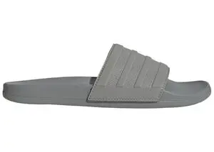 Adidas Adilette Comfort Slides - Charcoal Solid Grey