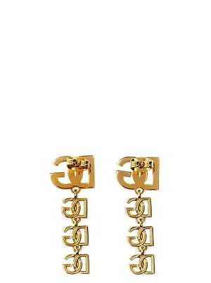 Dolce & Gabbana Logo Pendant Earrings