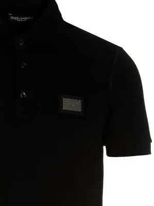 Dolce & Gabbana Polo 'dg Essential - Black