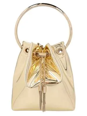 JIMMY CHOO Bon Bon Bucket Bag - Gold