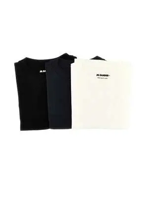 JIL SANDER 3 Pack Logo Patch T Shirt
