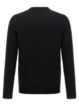 ZANONE Wool Crew Neck Sweater - Black