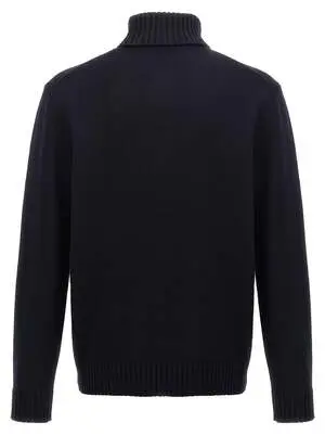 ZANONE High Neck Wool Sweater - Blue