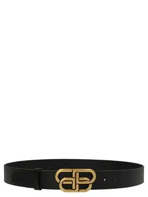 Balenciaga Gold Tone Belts For Men