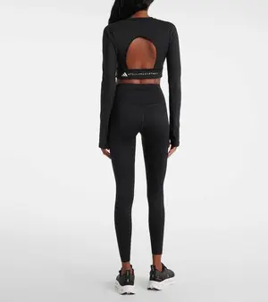 Adidas By Stella McCartney Truestrength Technical Crop Top - Black