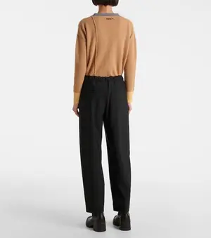 Marni High-rise Tapered Trousers