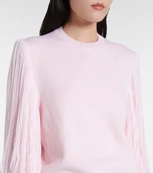 Alaïa Tasseled Wool Sweater - Pink