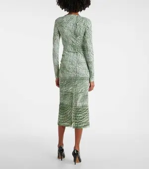 MAISON MARGIELA Printed Jersey Midi Dress