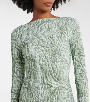 MAISON MARGIELA Printed Jersey Midi Dress