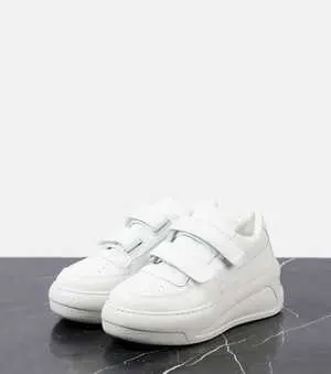 Acne Studios Leather Platform Sneakers - White