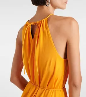 Proenza Schouler White Label Lenny Belted Maxi Dress - Yellow