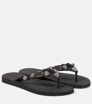 Balenciaga Metallic Sandals For Women