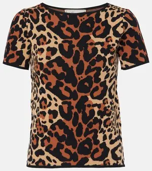 Blumarine Leopard-print Top