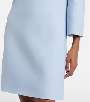 Valentino Garavani Crepe Couture Mini Dress - Blue