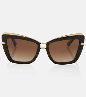 Dolce & Gabbana Butterfly Square Sunglasses - Brown