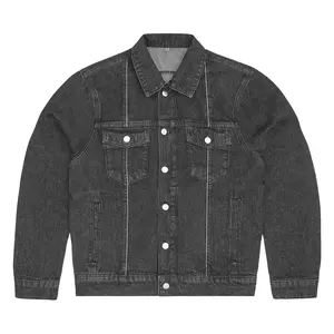 CORTEIZ C-star Stitch-down Denim Jacket - Black