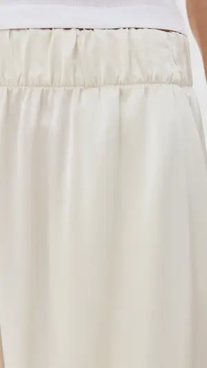Sablyn Brynn Wide Leg Silk Pants - Gardenia