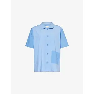 HAY Outline Relaxed-fit Short-sleeve Cotton Pyjama Shirt