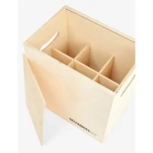 SELFRIDGES SELECTION Six-bottle Wooden Wine Box