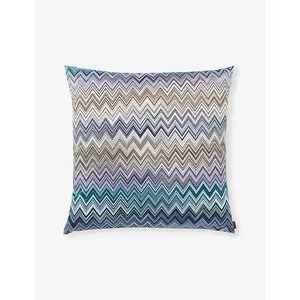 Missoni Jarris Zigzag Cotton Cushion 50cm X 50cm - Blue Multi