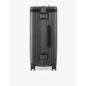 CARL FRIEDRIK The Check-in Polycarbonate Suitcase - Black / Black