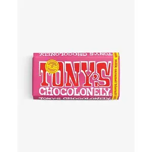 TONY'S Chocolonely Milk Chocolate Caramel Biscuit Bar 180g - One-color