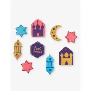 BISCUITEERS Eid Mubarak Celebration Iced Biscuits 120g - One-color