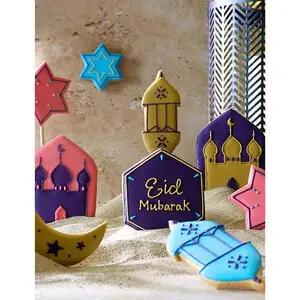 BISCUITEERS Eid Mubarak Celebration Iced Biscuits 120g