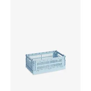 HAY Stackable Small Crate - Soft Blue