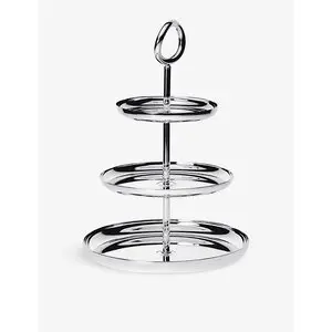 Christofle Vertigo Three-tier Silver-plated Pastry Stand - One-color